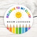 Personalized Back to School Stickers, Welcome to My Class Teacher ...