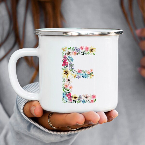 Initial Mugs - Etsy