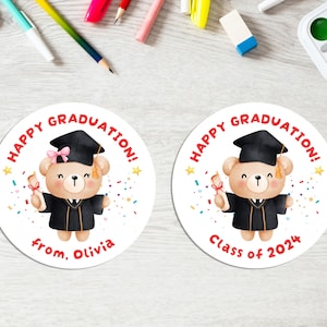 Personalized Graduation Stickers for Kids, Custom Teacher Labels for ...