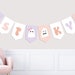 Pastel Halloween Banner PRINTABLE, Spooky Girl Halloween Birthday, Cute ...