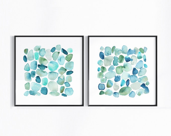 Sea Beach Glass Rarity Poster - Color Chart - Rare Colors - Photography ...