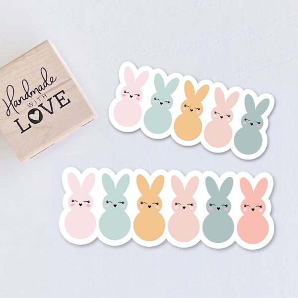 Girly Bunny Decal - Etsy