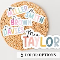 Retro Teacher Sticker for Teacher Appreciation Educator Sticker Back to ...