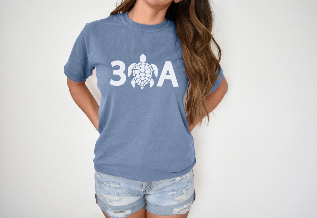 30A Florida Shirt, Sea Turtle Comfort Colors T-shirt, Emerald Coast ...