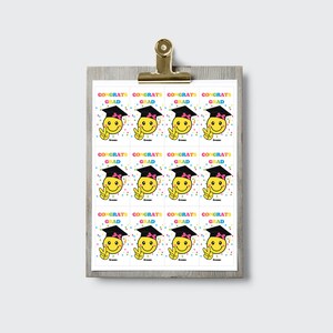 Last Minute Graduation Gift Tag PRINTABLE, Boy Girl Cute Smiles Peace ...