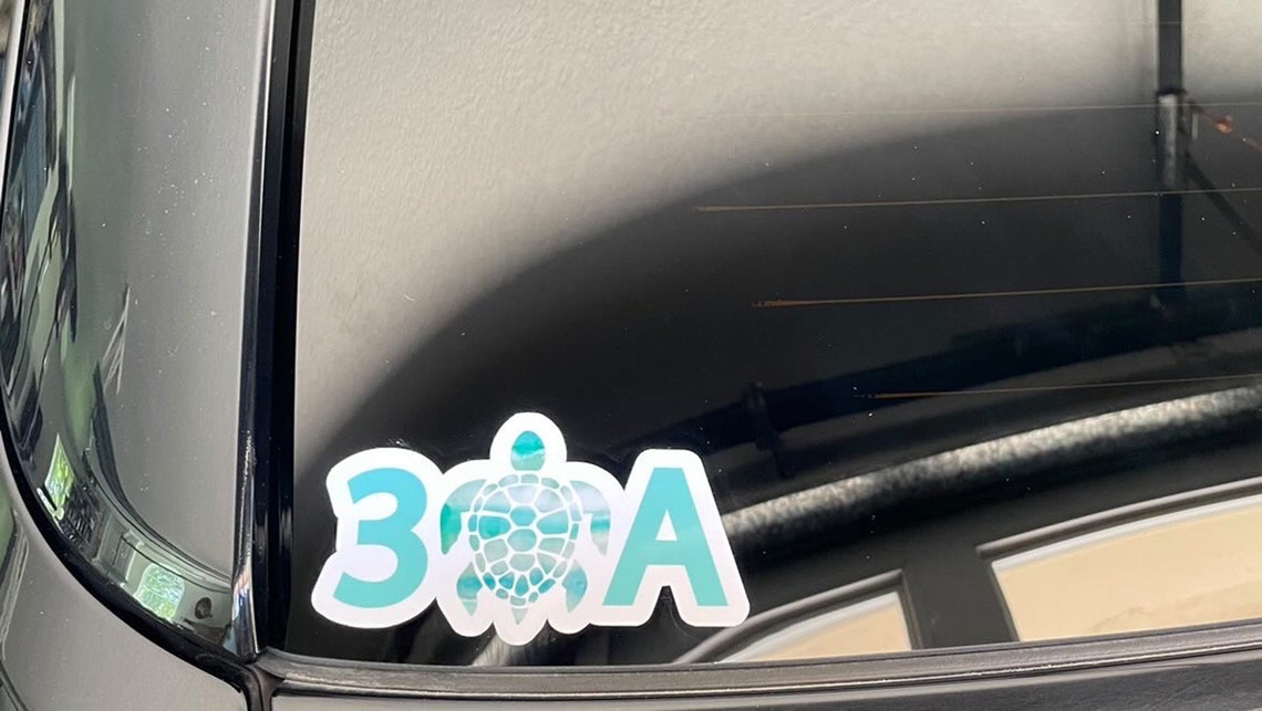 30A Florida Vinyl Sticker Vibrant Emerald Coast Sunshine - Etsy