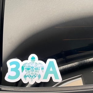 30A Florida Vinyl Sticker, Vibrant Emerald Coast Sunshine State Decal ...