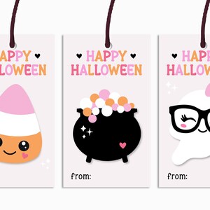 Kids Halloween Gift Tag PRINTABLE, Digital Candy Corn Party Favors ...