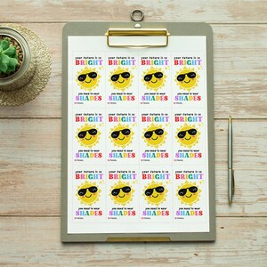 End of School Year Gift Tag PRINTABLE, Digital Summer Break Favors ...