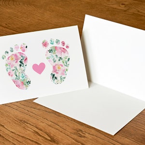 Handmade Mother's Day Card, Pregnancy Congratulations Card for Girl ...