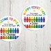 Personalized Back to School Stickers, First Day of School Labels, Kids ...