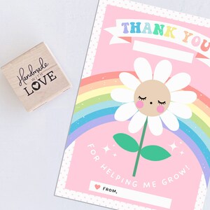 PRINTABLE Teacher Appreciation Gift Card Holder, Kids DIY Thank You for ...