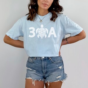 30A Florida Shirt, Sea Turtle Comfort Colors T-shirt, Emerald Coast ...
