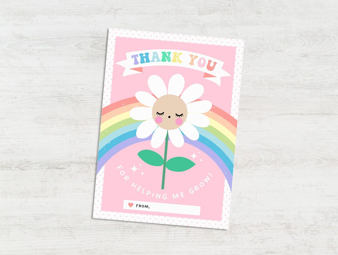 PRINTABLE Teacher Appreciation Gift Card Holder, Kids DIY Thank You for ...