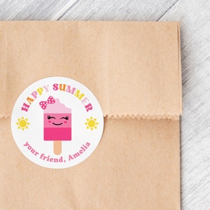 Personalized Last Day of School Labels, Custom End of Year Stickers ...