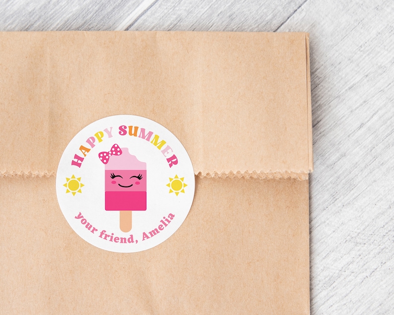 Personalized Last Day of School Labels, Custom End of Year Stickers ...