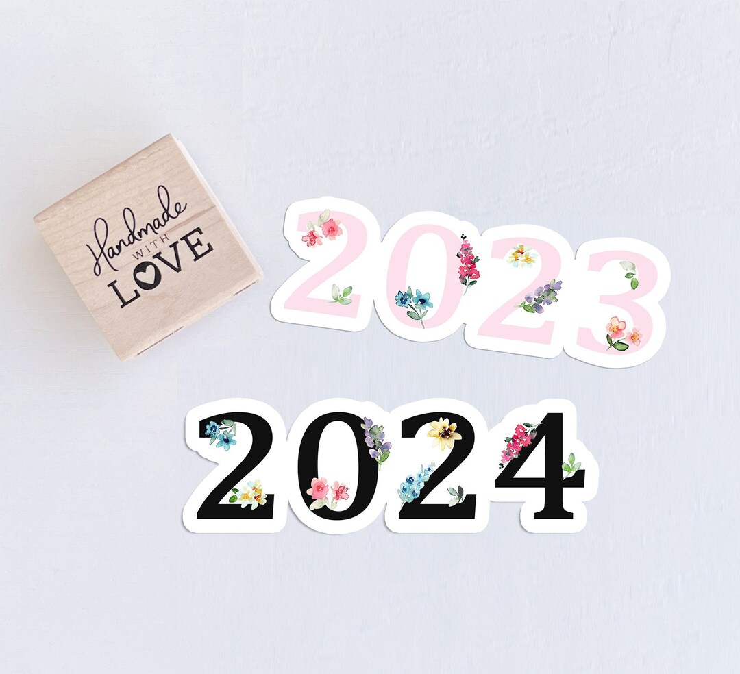 2024 Vinyl Sticker, Waterproof Wildflower Decal, Boho Daisy Water ...