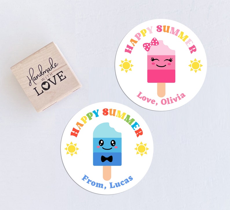 Personalized Last Day of School Labels, Custom End of Year Stickers ...