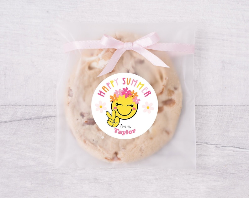 Personalized End of Year Stickers, Summer Break Labels, Kids Last Day ...