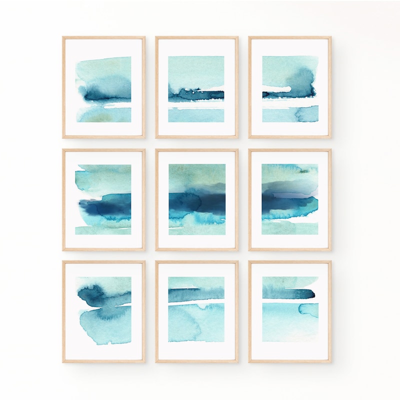 Abstract Print Set - Etsy