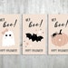 Boho Halloween Gift Tag PRINTABLE, Digital Hey Boo Party Favors, Trick ...