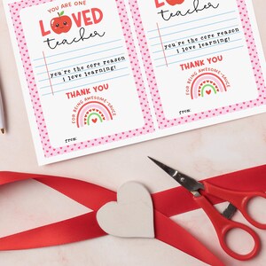 PRINTABLE Valentine's Day Gift Card Holder for Teacher, Cute Strawberry ...
