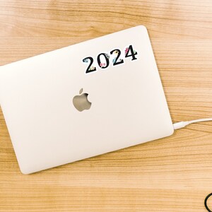 2024 Vinyl Sticker, Waterproof Wildflower Decal, Boho Daisy Water ...