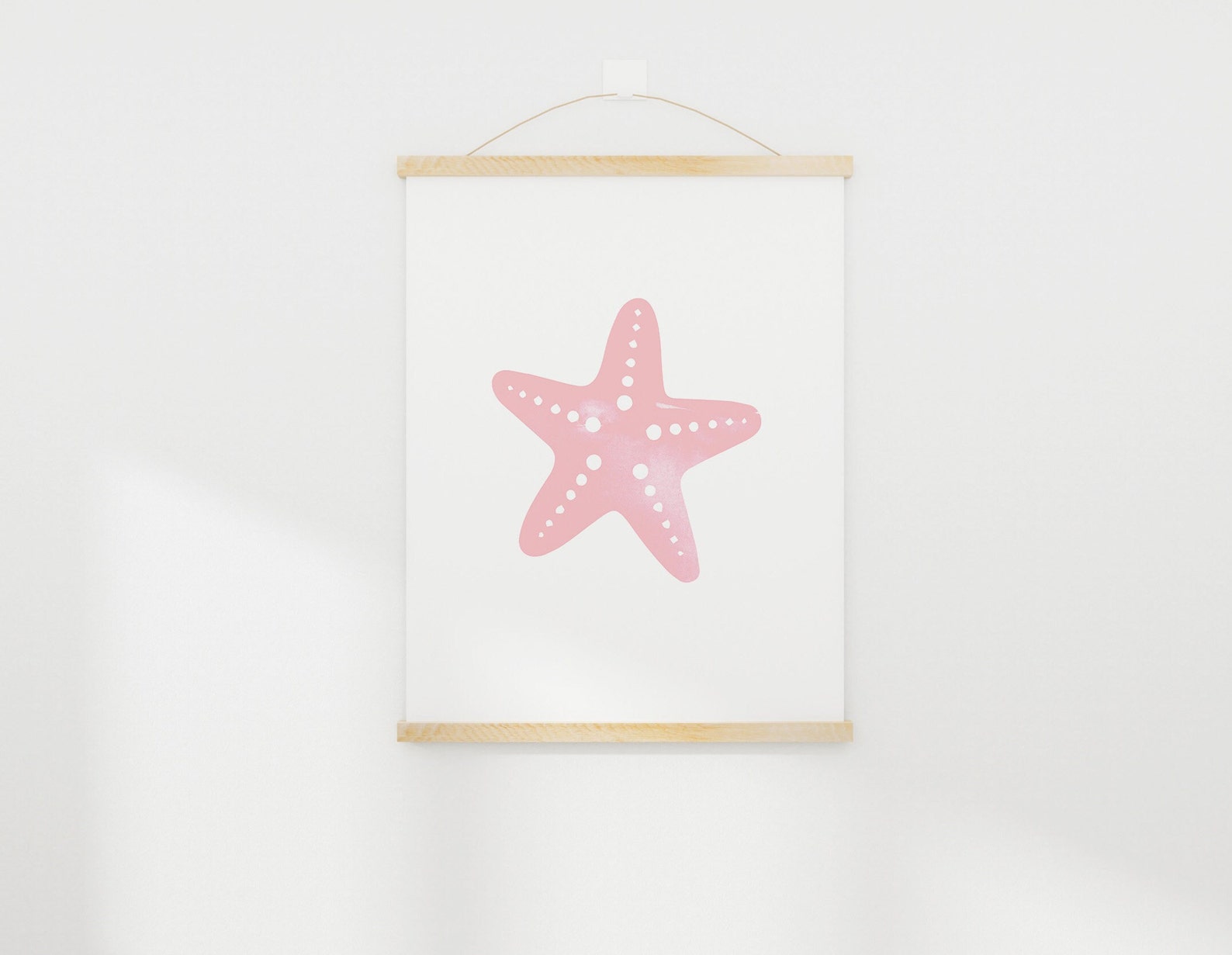 Pink Coastal Nursery PRINTABLE Blush Watercolor Seashell - Etsy