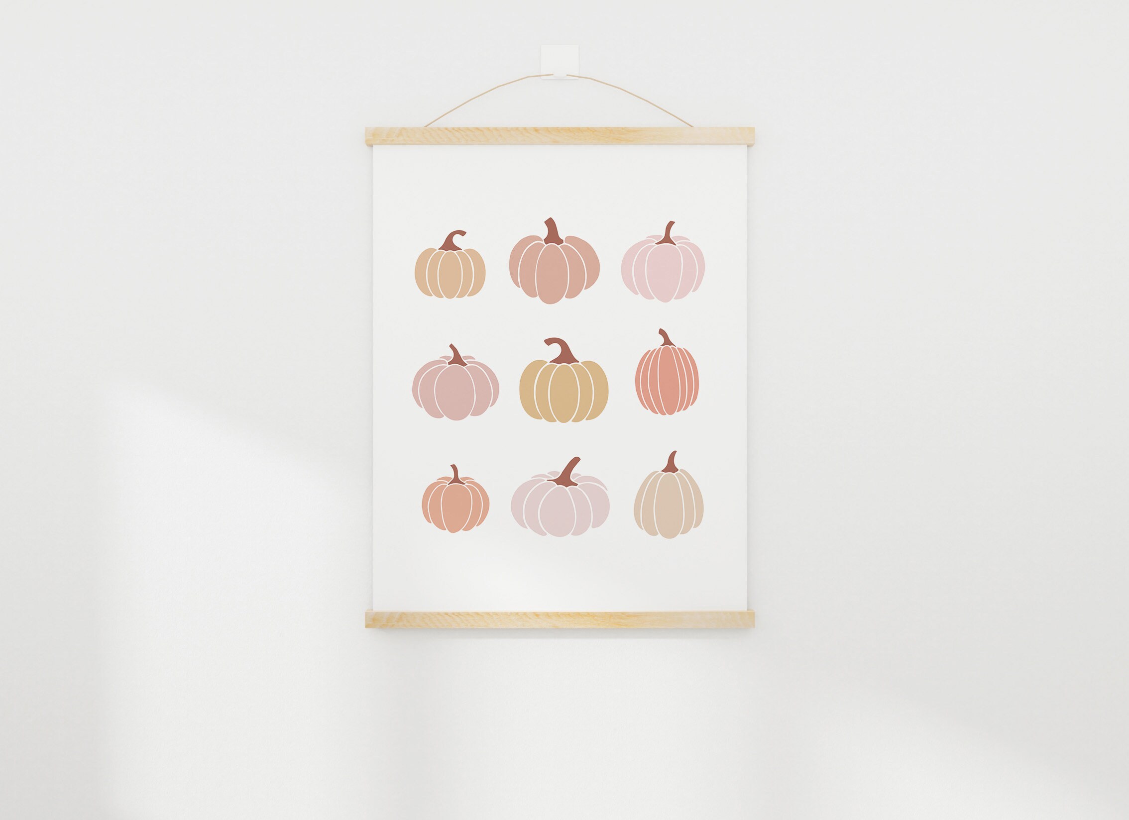 Boho Halloween Wall Art PRINTABLE, Cute Girls Room Neutral Halloween ...