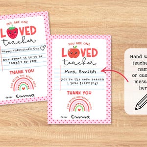 PRINTABLE Valentine's Day Gift Card Holder for Teacher, Cute Strawberry ...