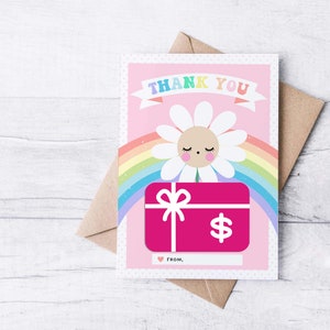 PRINTABLE Teacher Appreciation Gift Card Holder, Kids DIY Thank You for ...