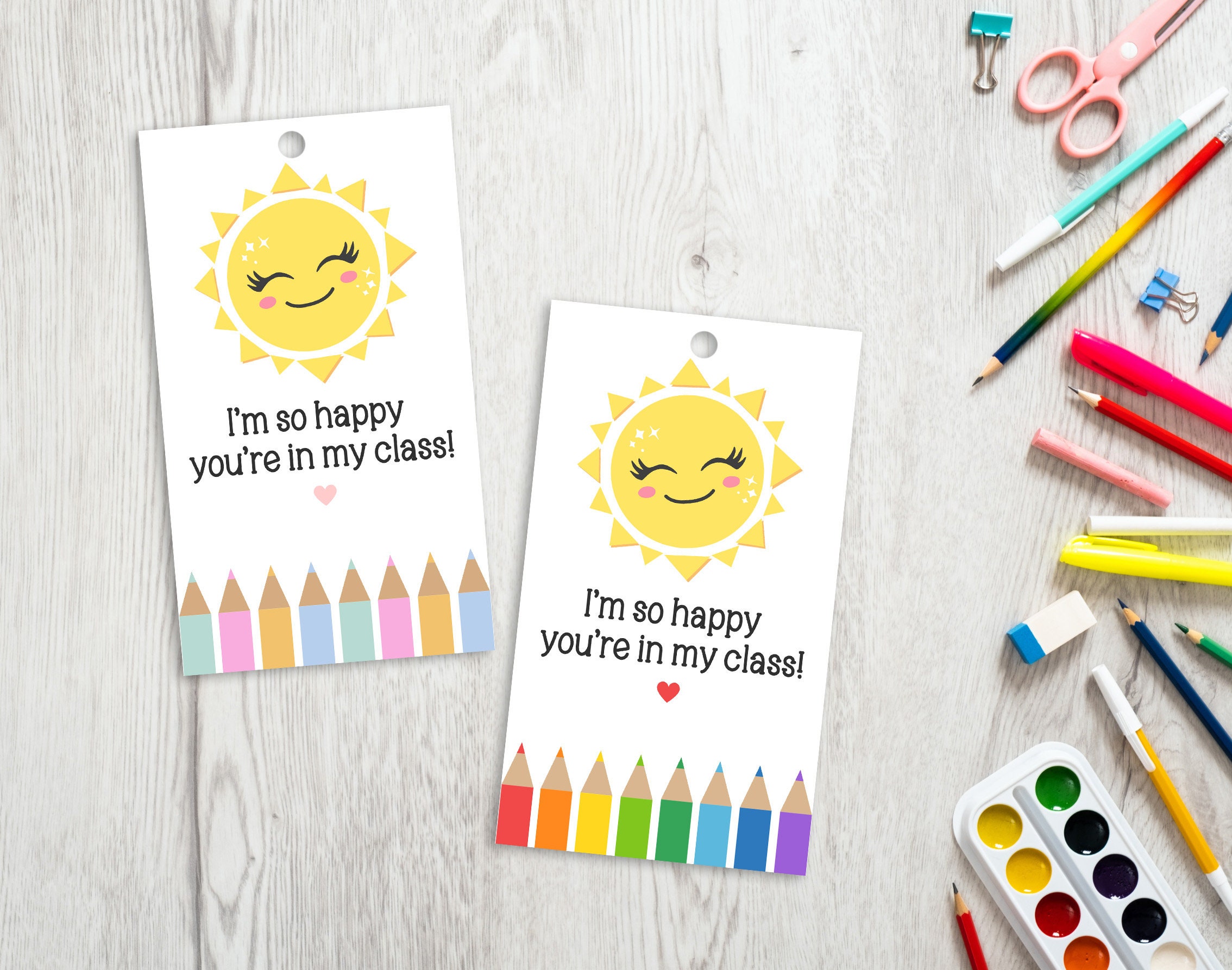 Back to School Gift Tag PRINTABLE, Welcome Back Teacher Class Gifts ...