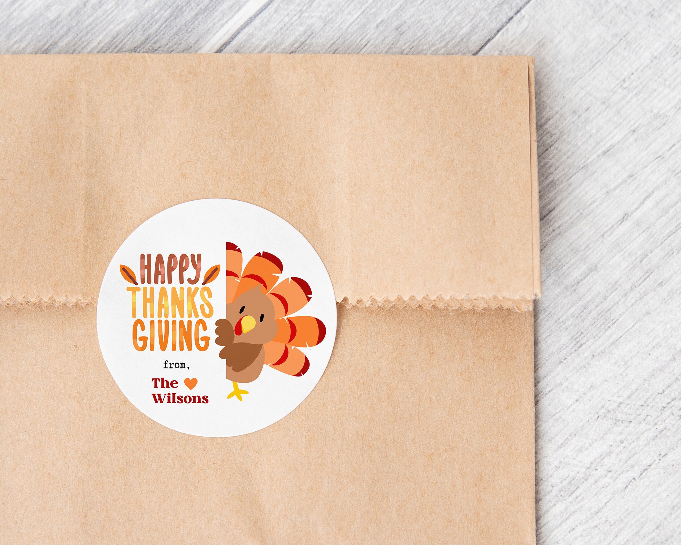Personalized Thanksgiving Labels, Turkey Day Favors, Cute Turkey Day ...