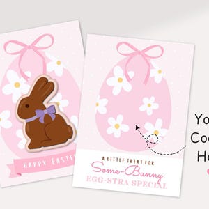 PRINTABLE Easter Cookie Cards, Mini 3.5 X 5 Cookie Card Backers ...