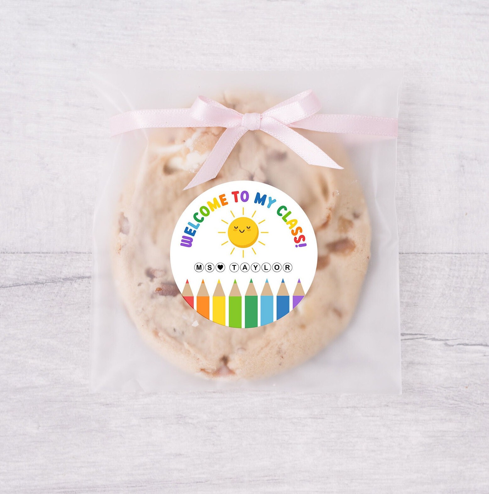 Personalized Back to School Stickers, Welcome to My Class Teacher ...