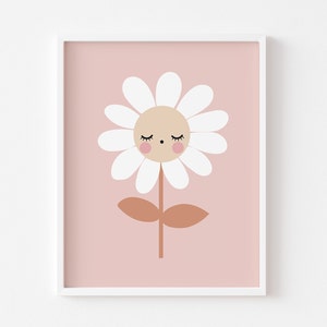 Neutral Daisy Nursery Wall Art, You Are so Loved Modern Daisy Decor ...