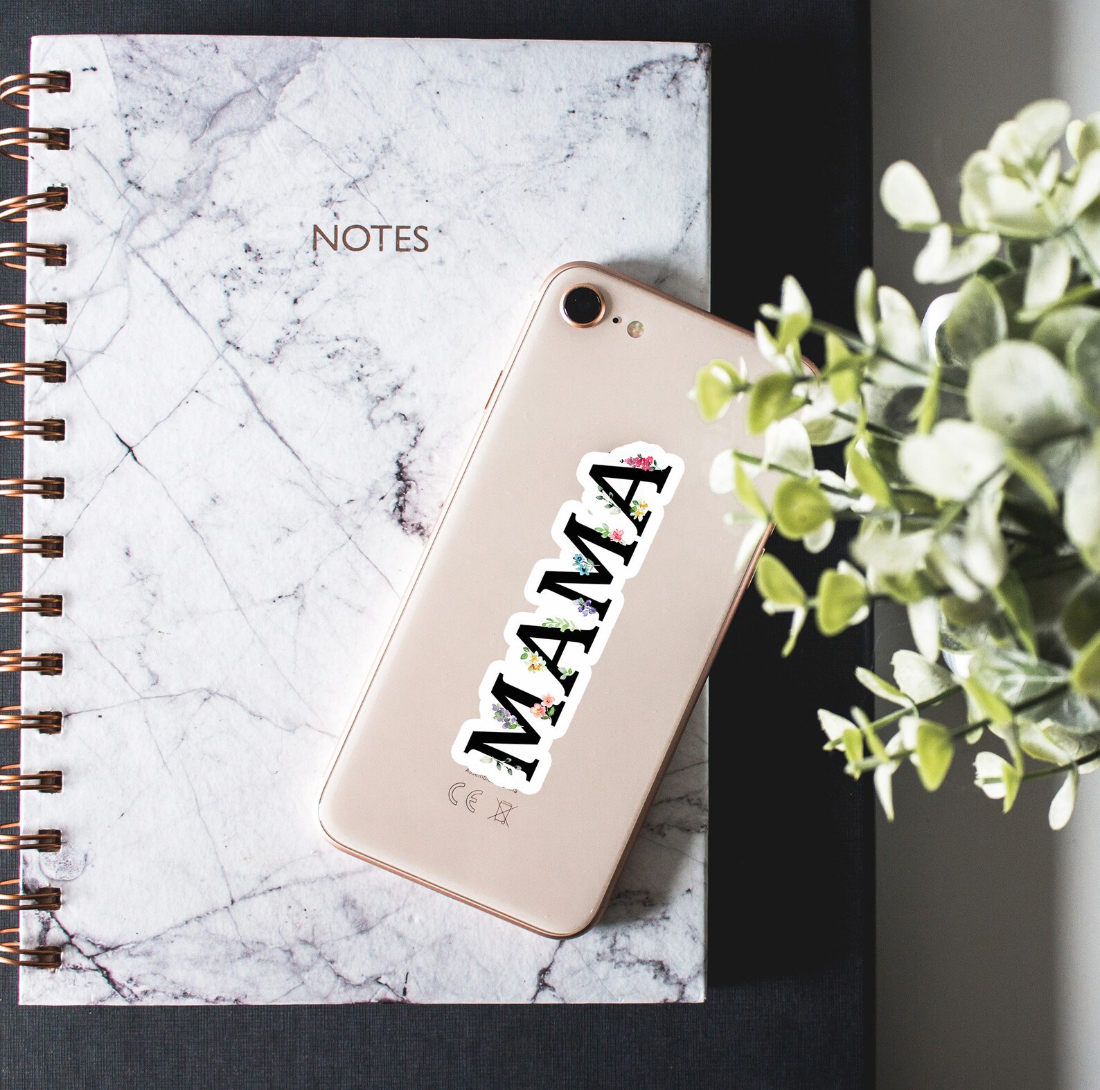 Mama Vinyl Sticker, Waterproof Wildflower Mom Decal, Boho Daisy Water ...