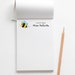 Teacher Note Pad Personalized, Custom School Stationery Name, Cute Bee ...