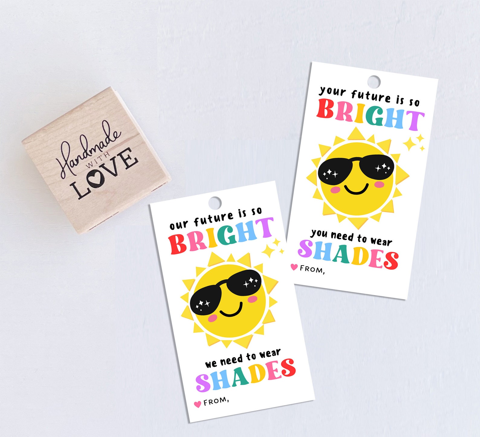 End of School Year Gift Tag PRINTABLE, Digital Summer Break Favors ...