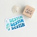 Destin Florida Vinyl Sticker, Vibrant Emerald Coast Sunshine State ...