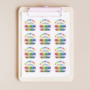 Personalized Back to School Stickers, First Day of School Labels, Kids ...