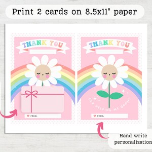 PRINTABLE Teacher Appreciation Gift Card Holder, Kids DIY Thank You for ...