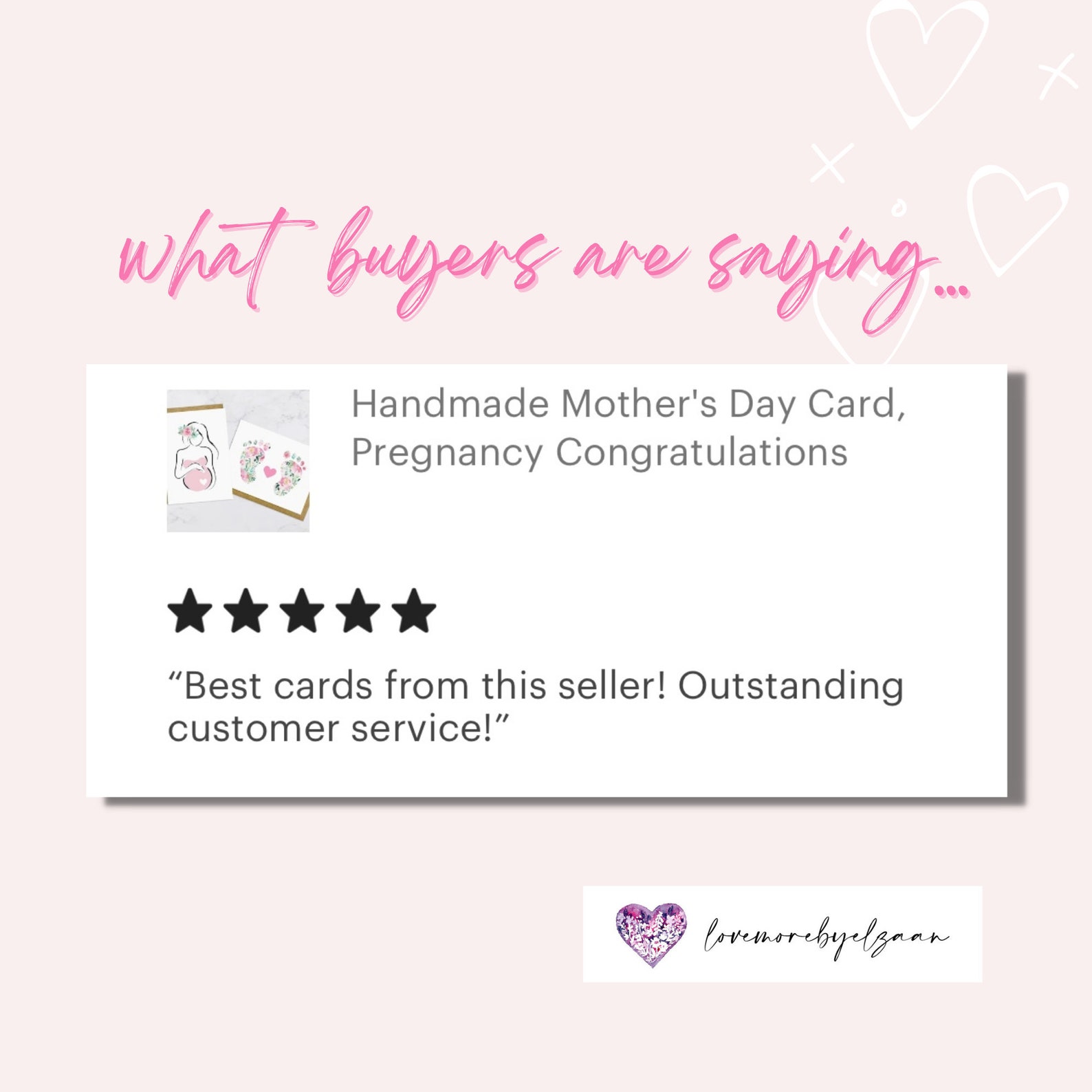 Handmade Mother's Day Card, Pregnancy Congratulations Card for Girl ...
