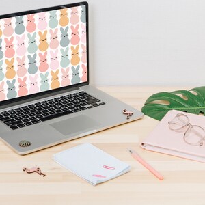 Easter Wallpapers, Cute Boho Bunny Digital Download, Girly Happy Easter ...