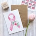 Breast Cancer Encouragement Custom, Pink Ribbon Cancer Awareness ...