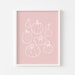 Pink Fall Wall Art PRINTABLE, Blush Pumpkin Print Set, Boho Gingham ...