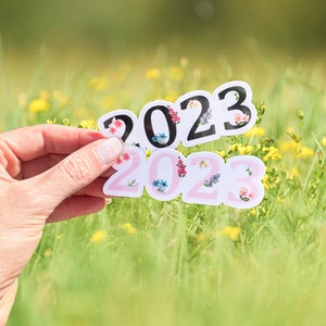 2024 Vinyl Sticker, Waterproof Wildflower Decal, Boho Daisy Water ...