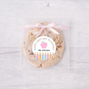 Personalized Welcome Back to School Stickers, First Day of School ...