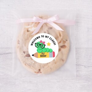 Personalized Back to School Stickers, Custom Teacher Favors Welcome to ...