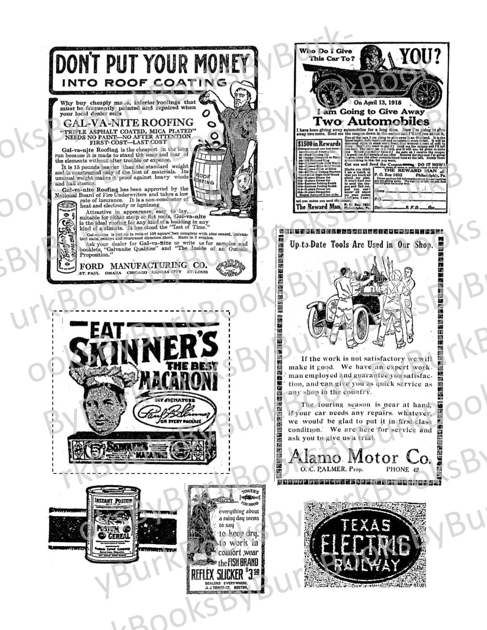 Old Newspaper Ads Ephemera Digital Printable Set 2 Digital Images - Etsy